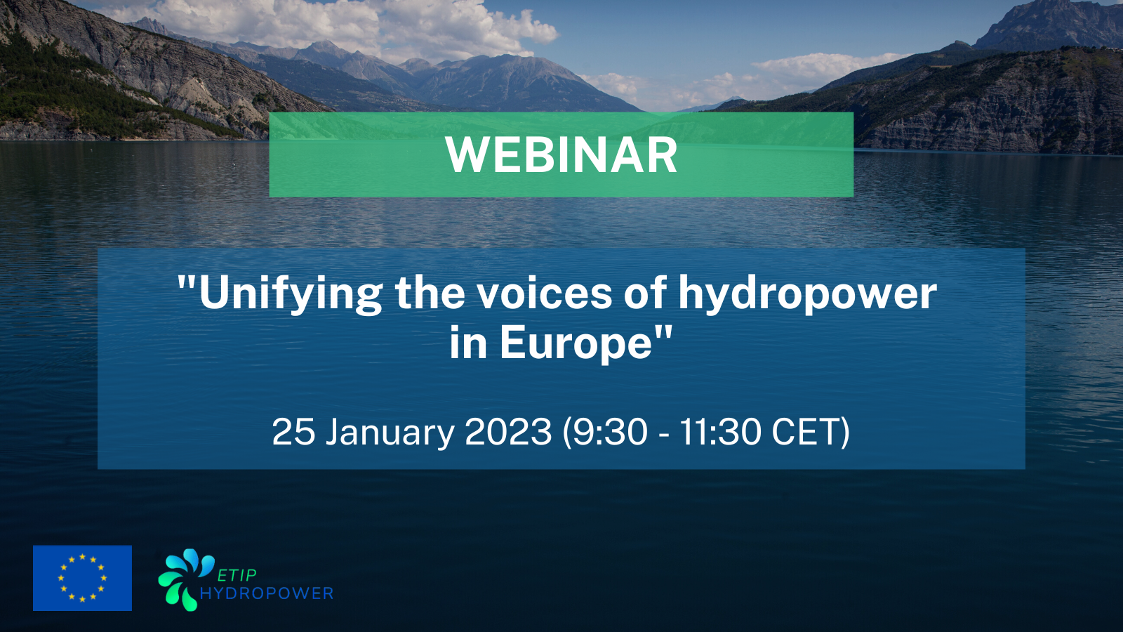 ETIP HYDROPOWER: Unifying the voices of hydropower in Europe - EREF